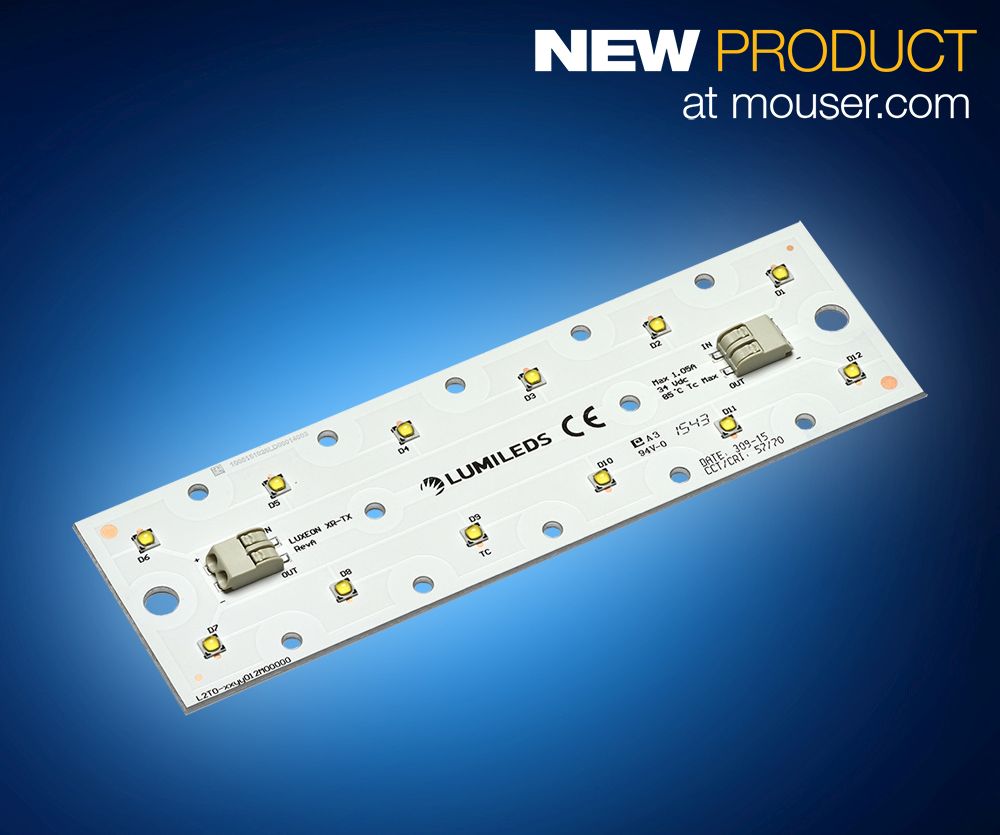 Lumileds Luxeon XR-TX High-Efficacy LED Matrix Now at Mouser - ElektronikFOKUS