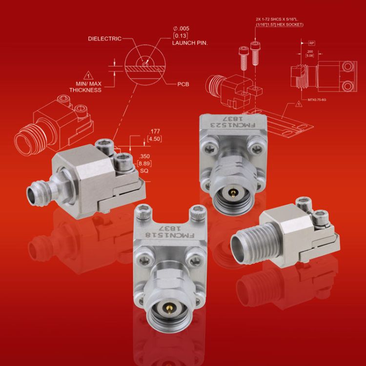 Millimeter-Wave Removable End Launch PCB Connectors Offered with 4 ...
