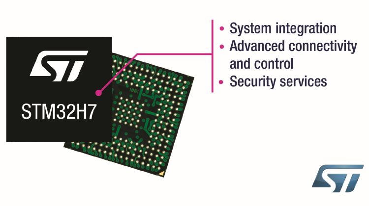 Stmicroelectronics Stm32h7 Microcontrollers Combine Dual Core