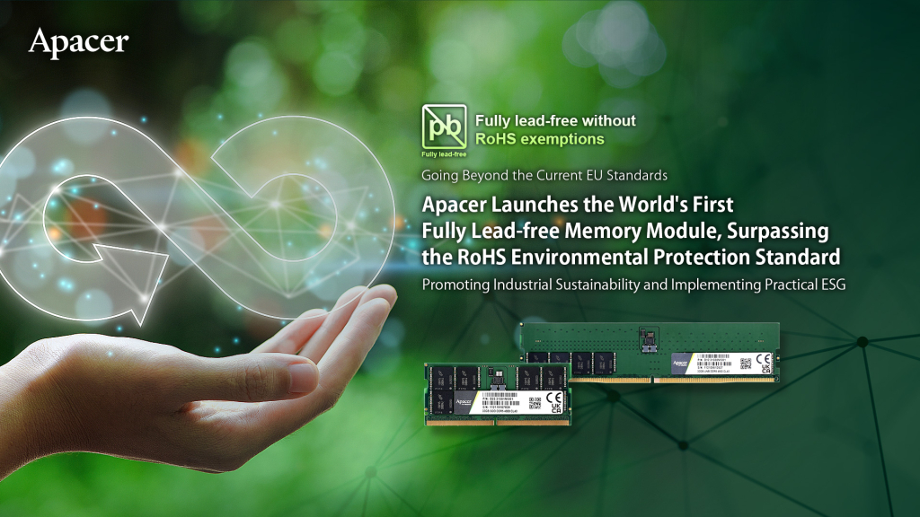 Apacer Launches the World's First Fully Lead-free Memory Module ...