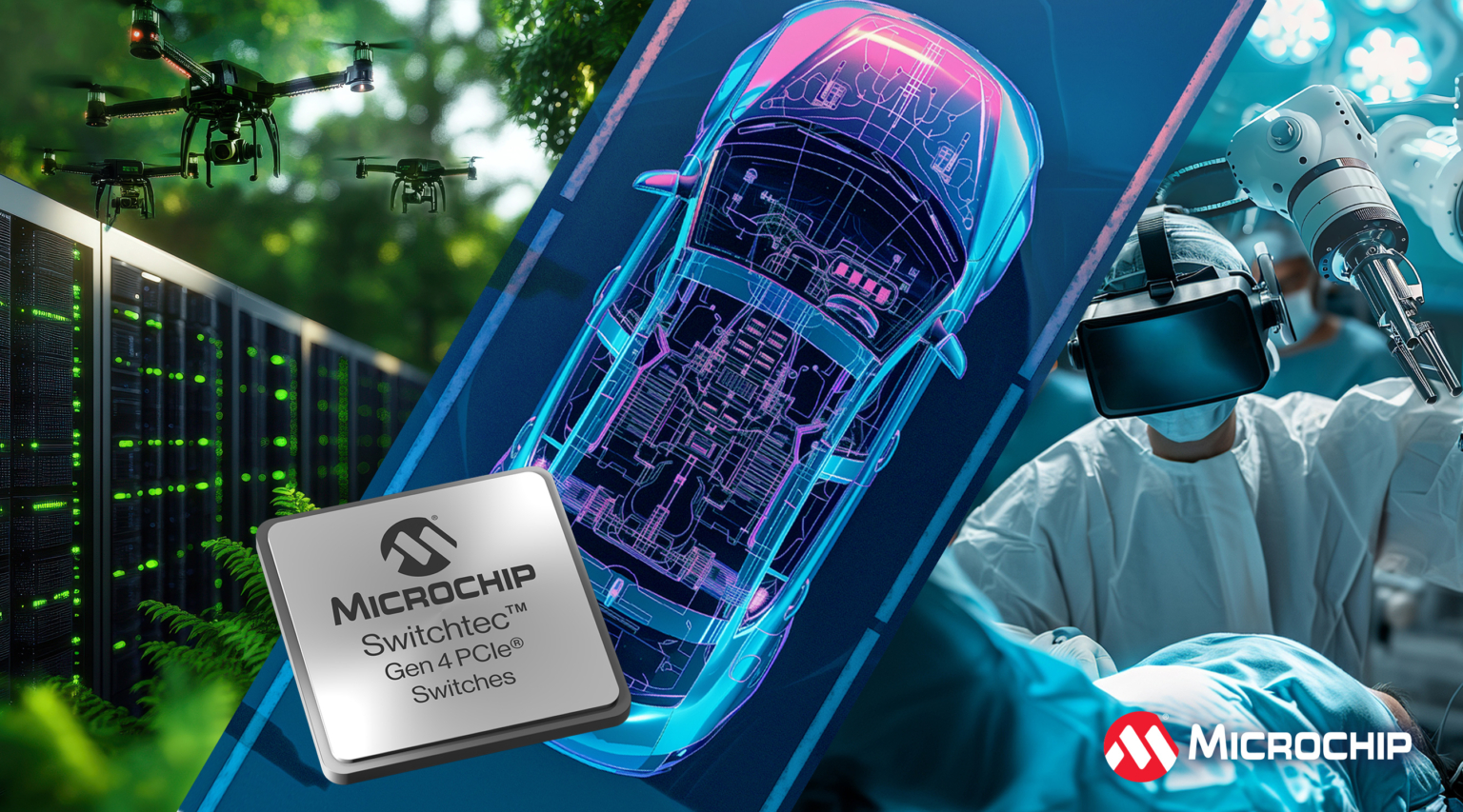 New Family of Switchtec™ PCIe® Gen 4.0 16-Lane Switches Provides Versatility for Automotive and ...