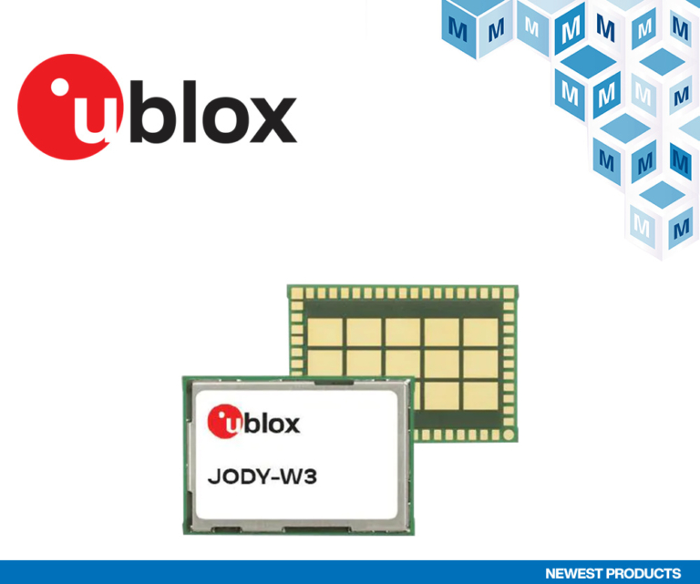 New At Mouser: u-blox JODY-W3 Host-Based Automotive Modules Expand ... New At Mouser: u-blox JODY-W3 Host-Based Automotive Modules Expand ...