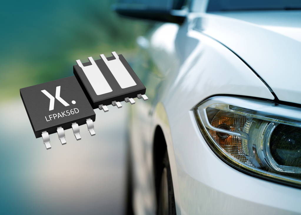 Nexperia extends its leadership with the launch of 80 V Automotive LFPAK56D dual Power MOSFETs ...
