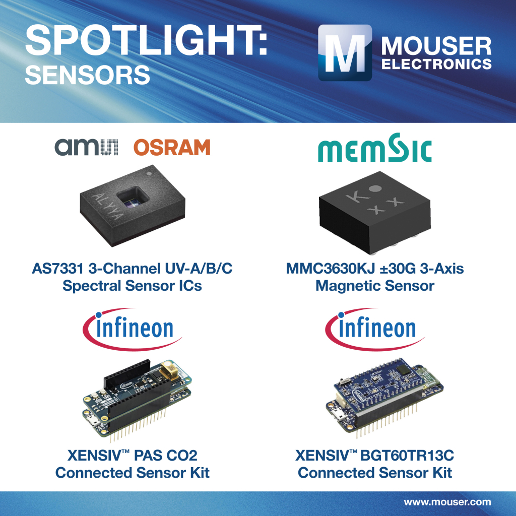 Mouser Spotlight: Sensors Mouser Expands its Extensive Sensor Portfolio ...